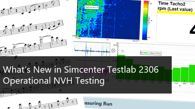 Arm, Start, Report - your NVH test results on a count of 3 - Simcenter