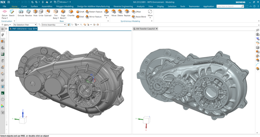 Redesigning a transfer case for the electric future - Simcenter