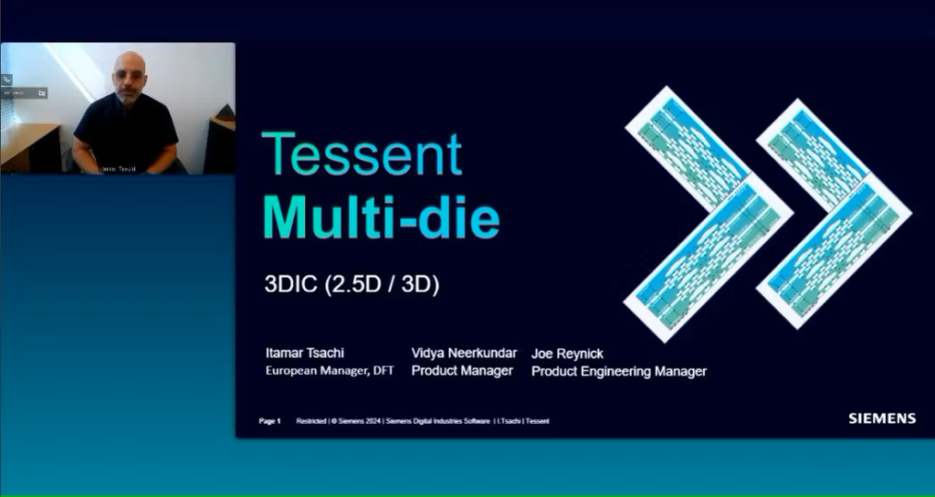 Enabling comprehensive DFT for chiplets and 3DICs using Tessent Multi ...