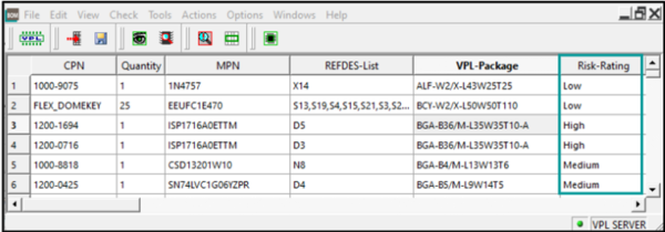 Component Assembly Risk Assessment tool in Valor NPI 2403 - Electronic ...