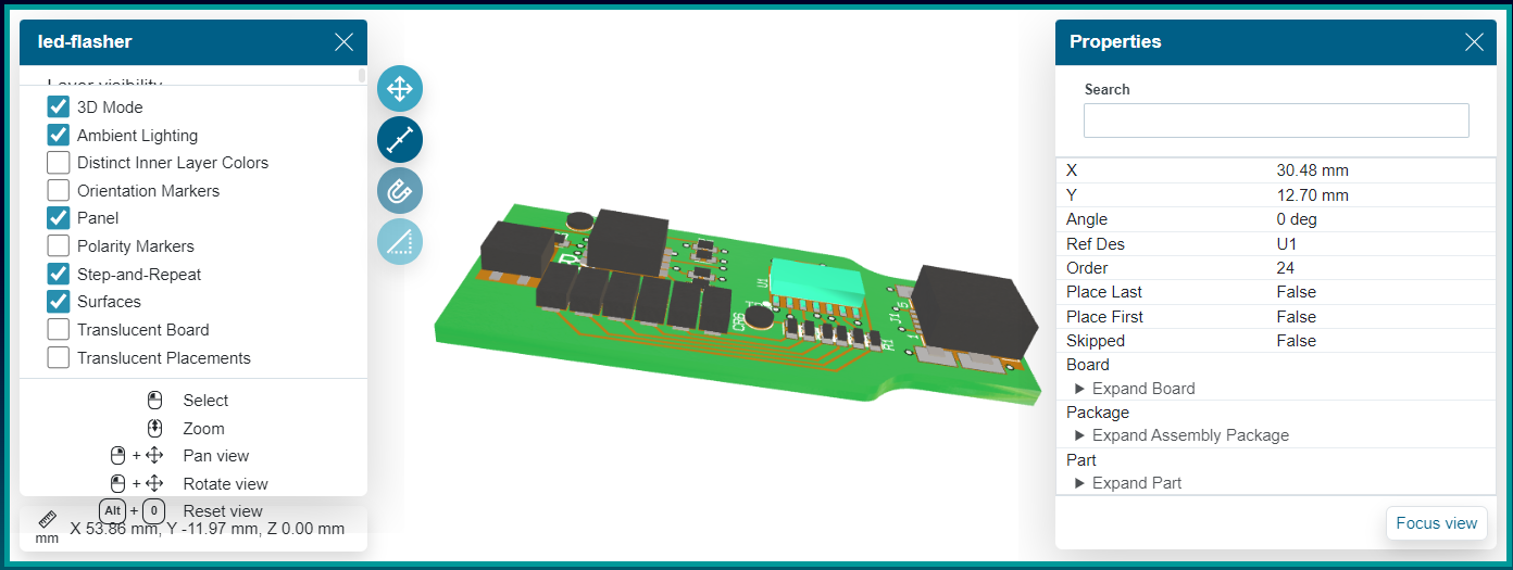 PCB Design with the Online DFM Profile Builder and 3D Viewer