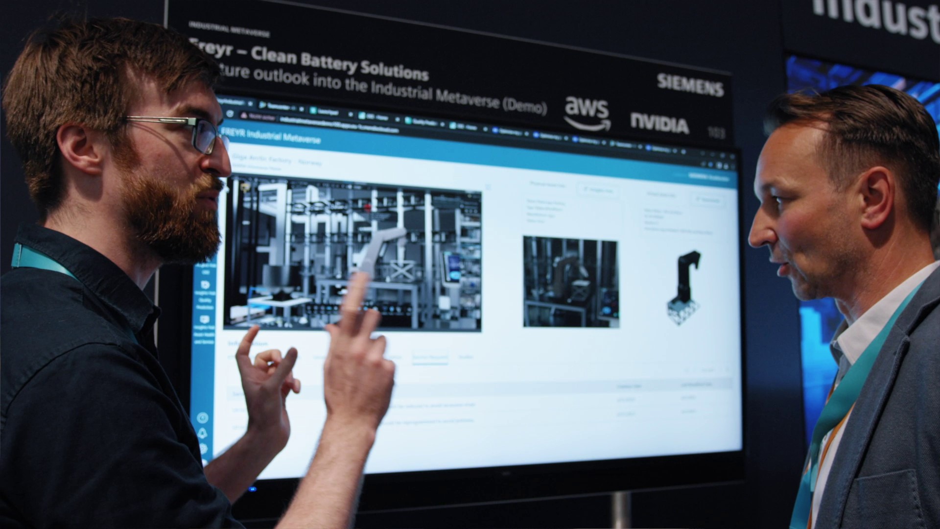 The AWS booth at Siemens Hannover Messe 2023