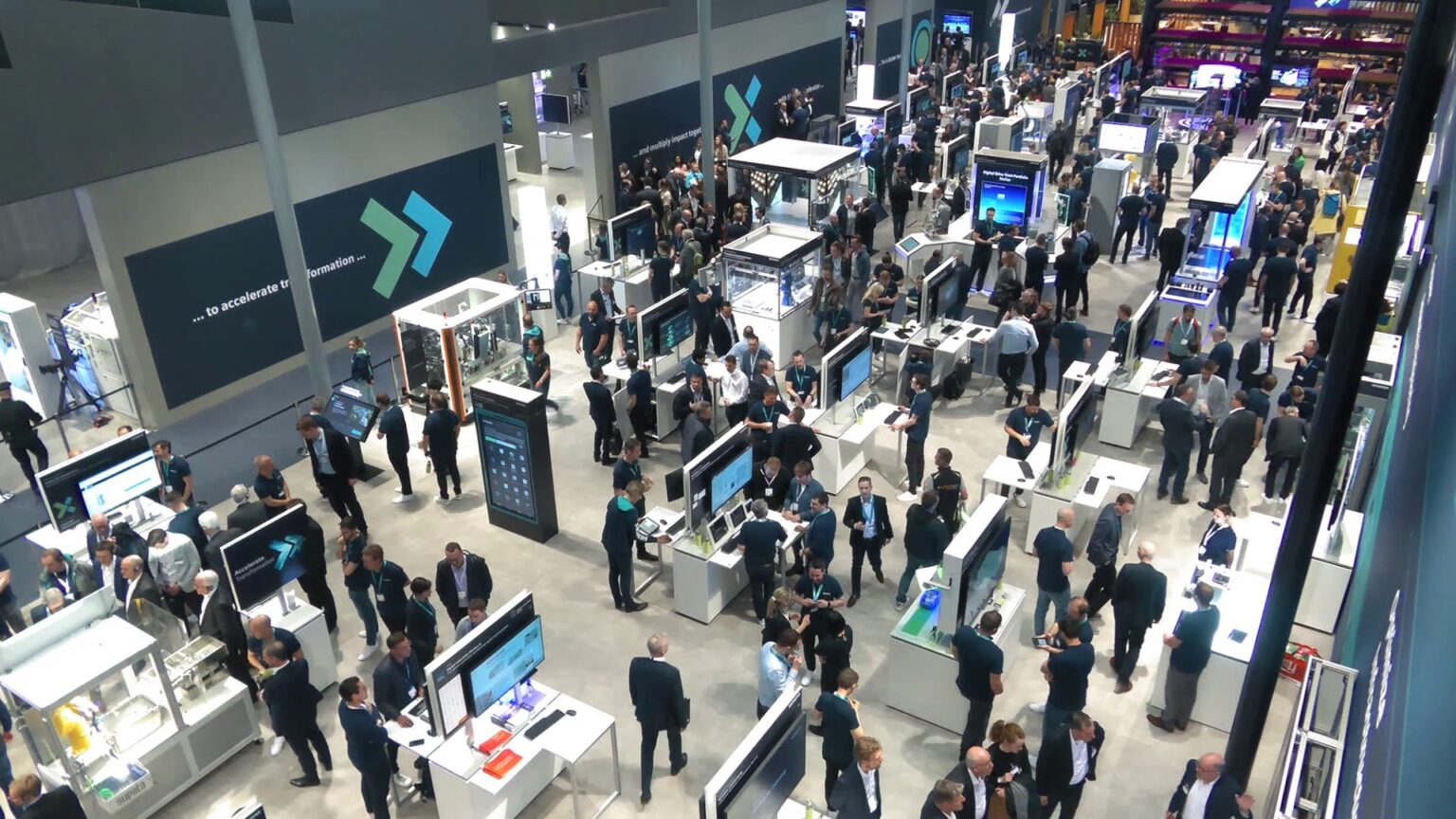 The AWS booth at Siemens Hannover Messe 2023