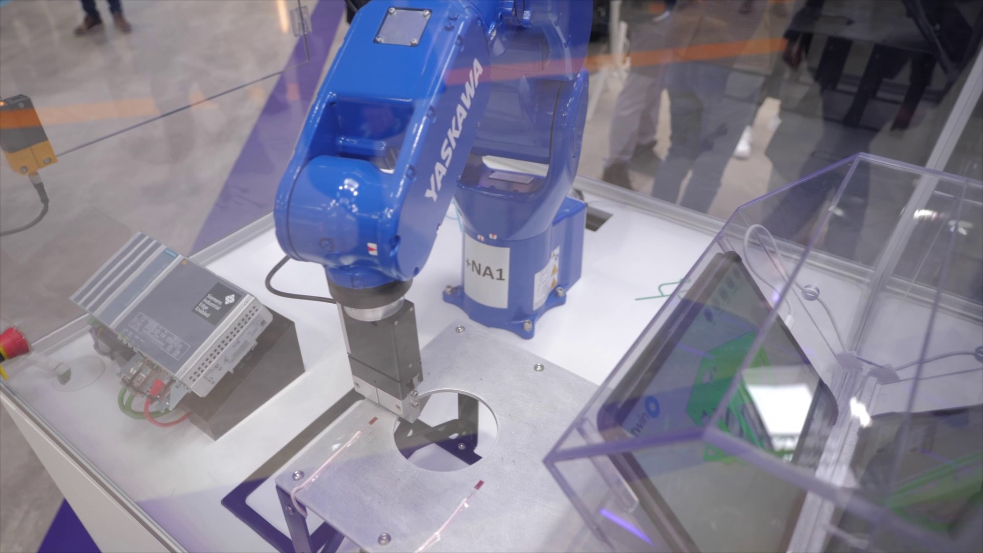 The AWS booth at Siemens Hannover Messe 2023