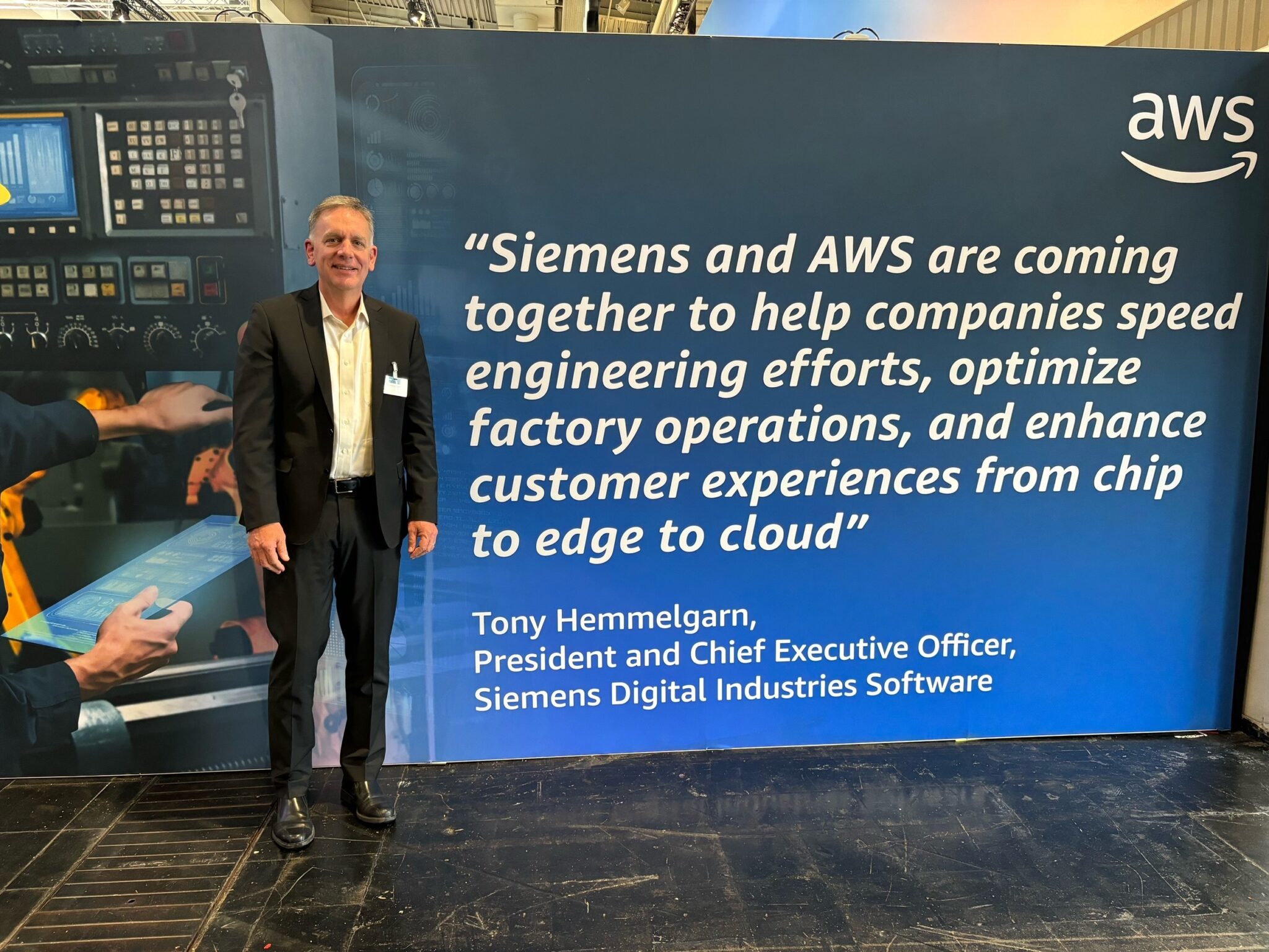Siemens and AWS put on a show at Hannover Messe 2024