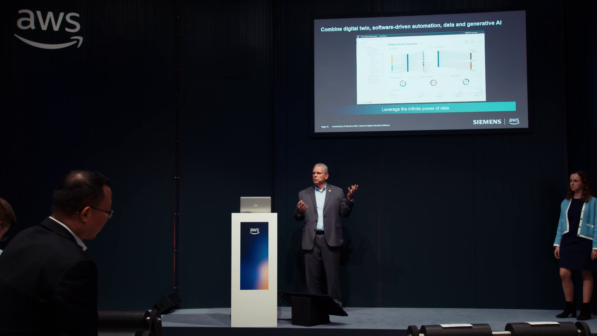 Siemens and AWS put on a show at Hannover Messe 2024