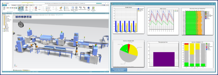 Material flow simulation for the medium-sized manufacturer - Tecnomatix