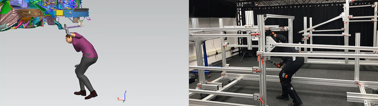 Virtual reality and human simulation at GM - Tecnomatix