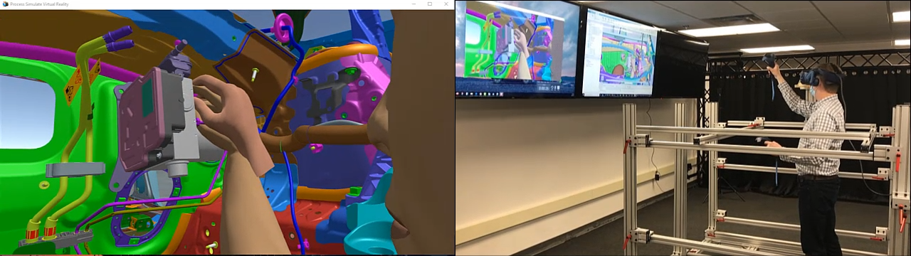 Virtual reality and human simulation at GM - Tecnomatix