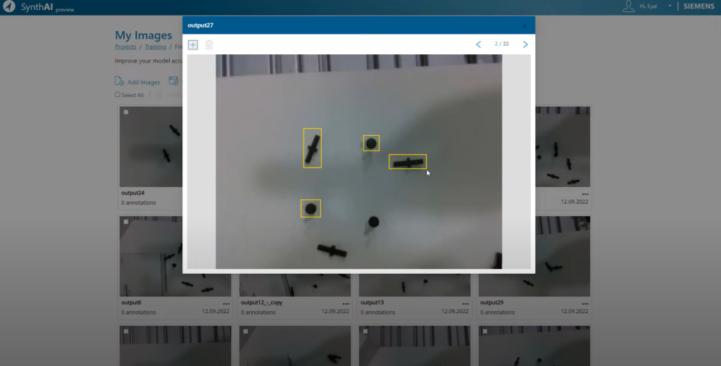 SynthAI Demo #2: Combine synthetic data with real images to annotate and improve model's ...