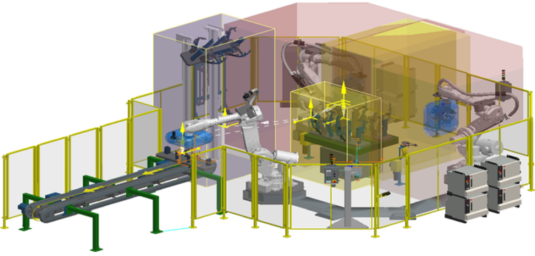 Process Simulate Robot Safety in Production Systems [VIDEO] - Tecnomatix
