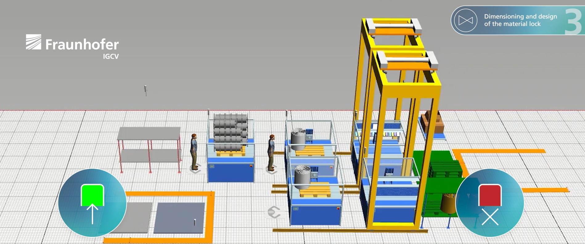 Efficiency improvement over 30% Batteryproduction simulation
