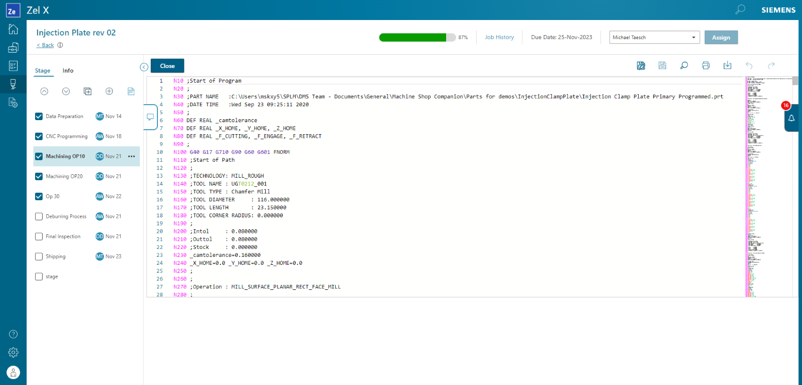 Shop Data Management: Manufacturing Digitization