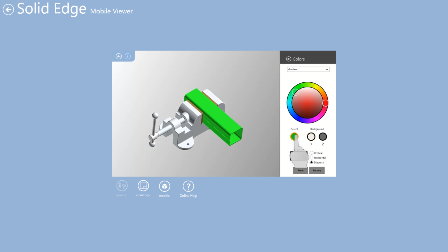 Solid Edge Mobile Viewer for Windows 8.1 | Solid Edge
