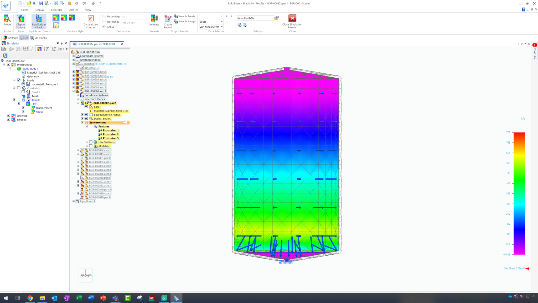 What's New in Solid Edge 2022: Solid Edge Simulation | Solid Edge