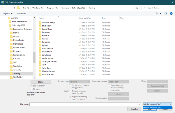 Solid Edge 2022 User Perspective: CAD Direct | Solid Edge