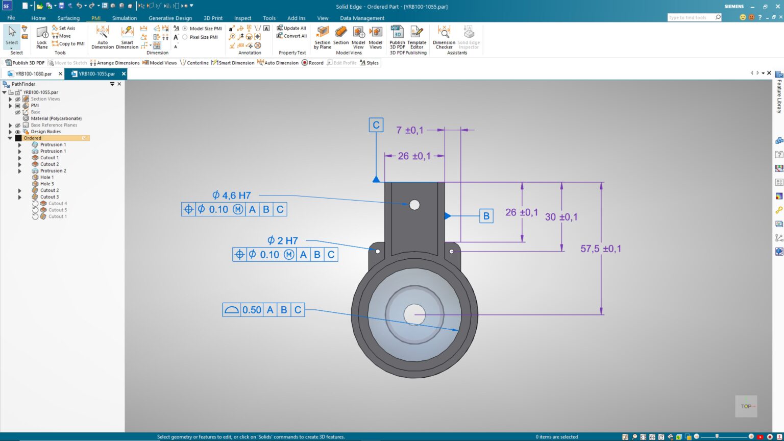 Model-Based Definition in Solid Edge 2023 | Siemens Software