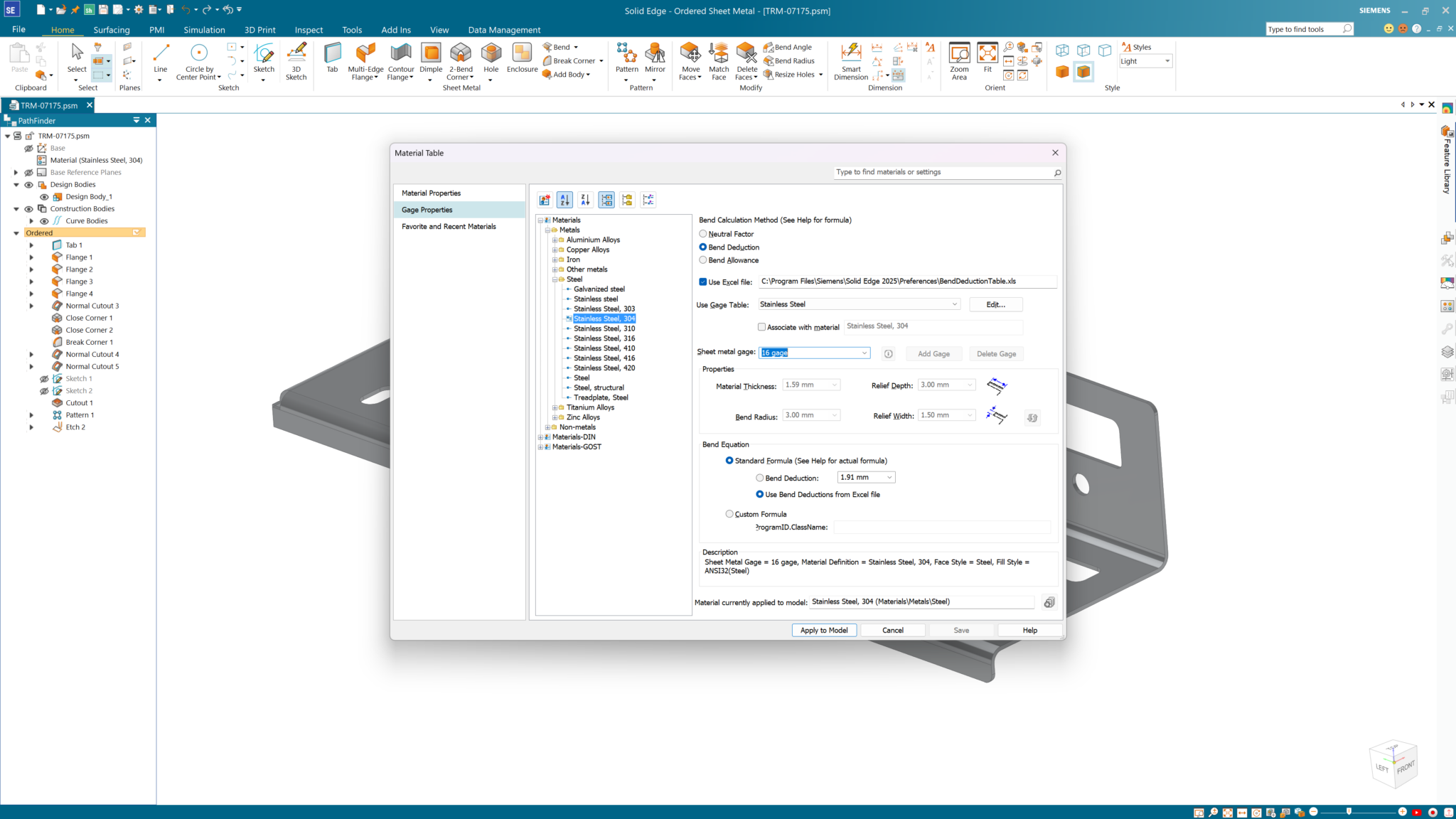 New in Solid Edge 2025: Sheet Metal | Solid Edge